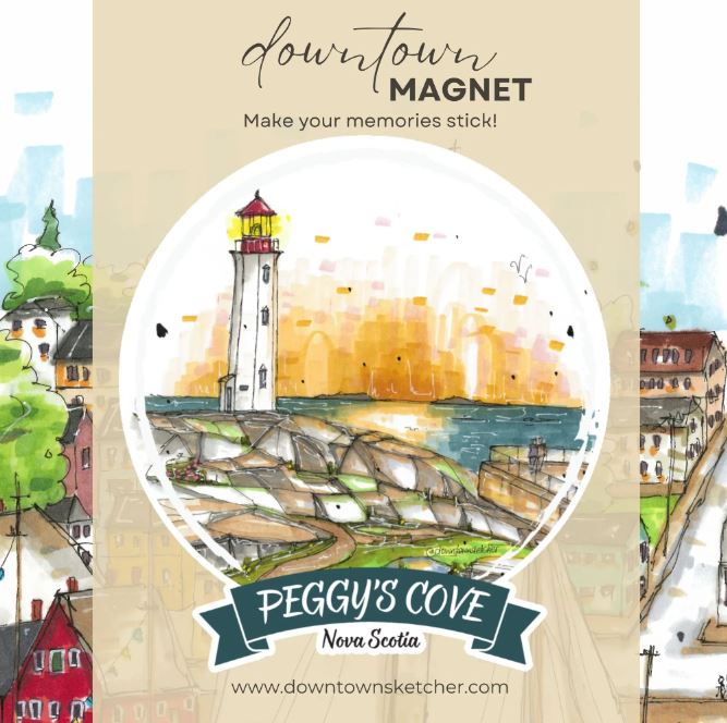 Peggy's Cove Lighthouse Magnet